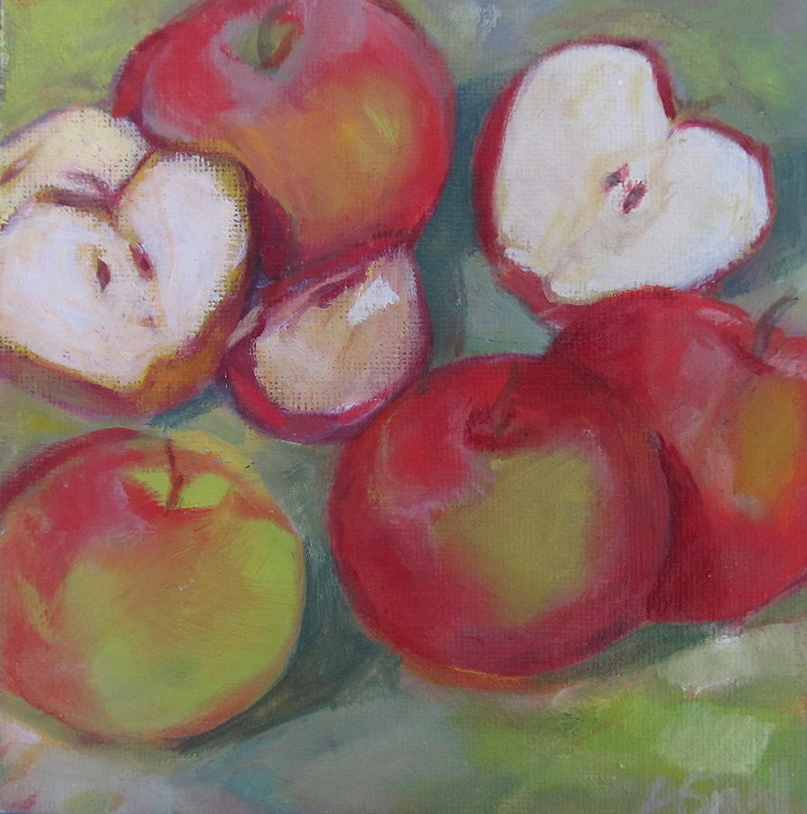 Apple Study Painting by Anne Small | Fine Art America