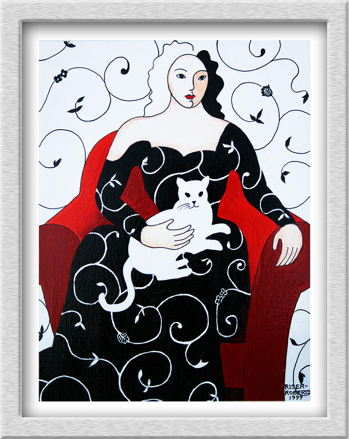 Arabesque Painting by Eve Riser Roberts | Pixels