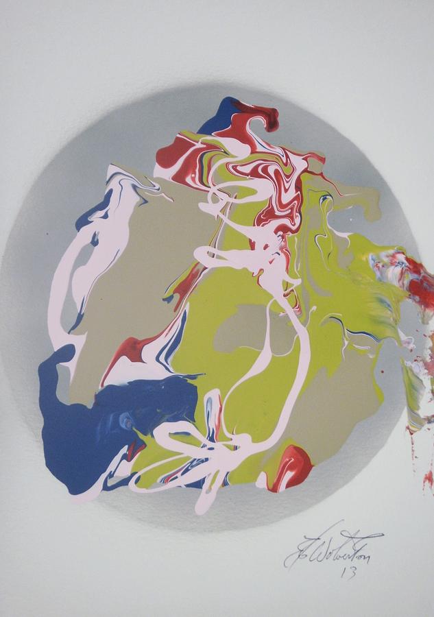 Argon Sphere Exploding Painting by Edward Wolverton - Fine Art America