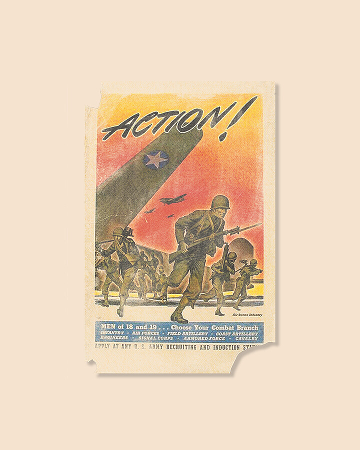 Army - Action Poster Digital Art by Brand A - Pixels