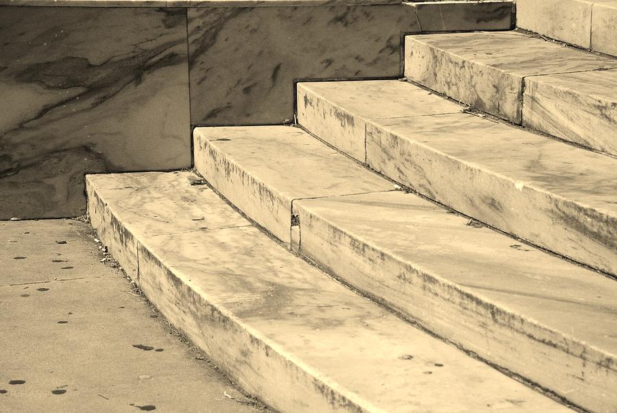 ART DECO STEPS in SEPIA Photograph by Rob Hans - Pixels