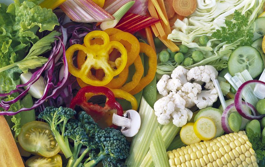 Assorted vegetables Photograph by Science Photo Library - Pixels