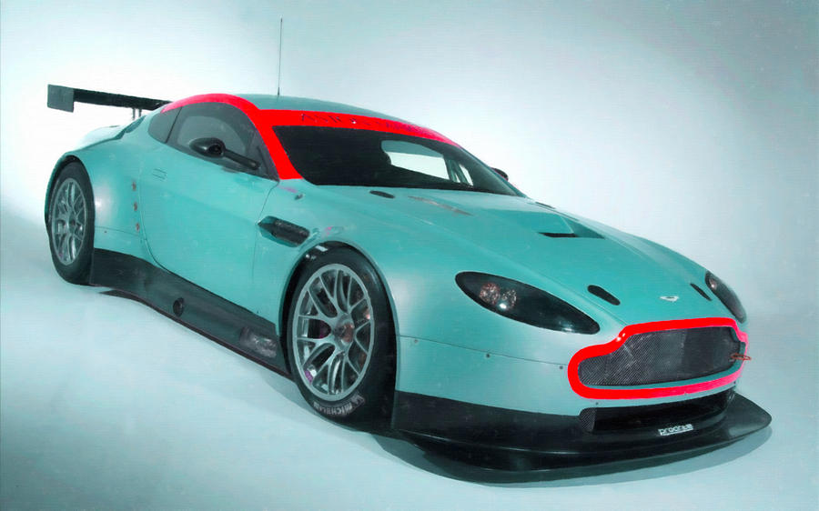 Aston Martin 2 Painting by Lanjee Chee