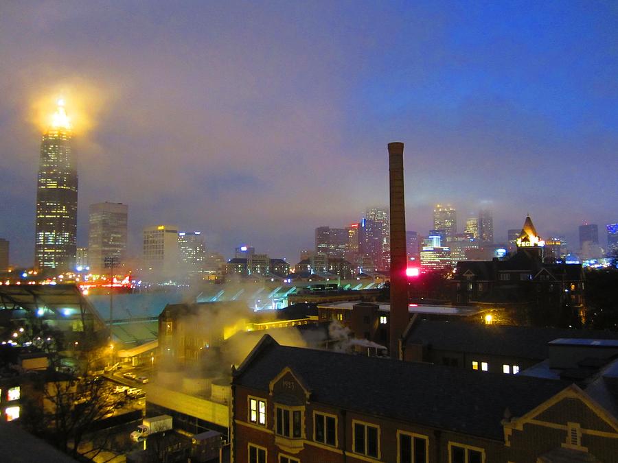 Atlanta Skyline After the Rain Photograph by Gregory Crawford - Pixels