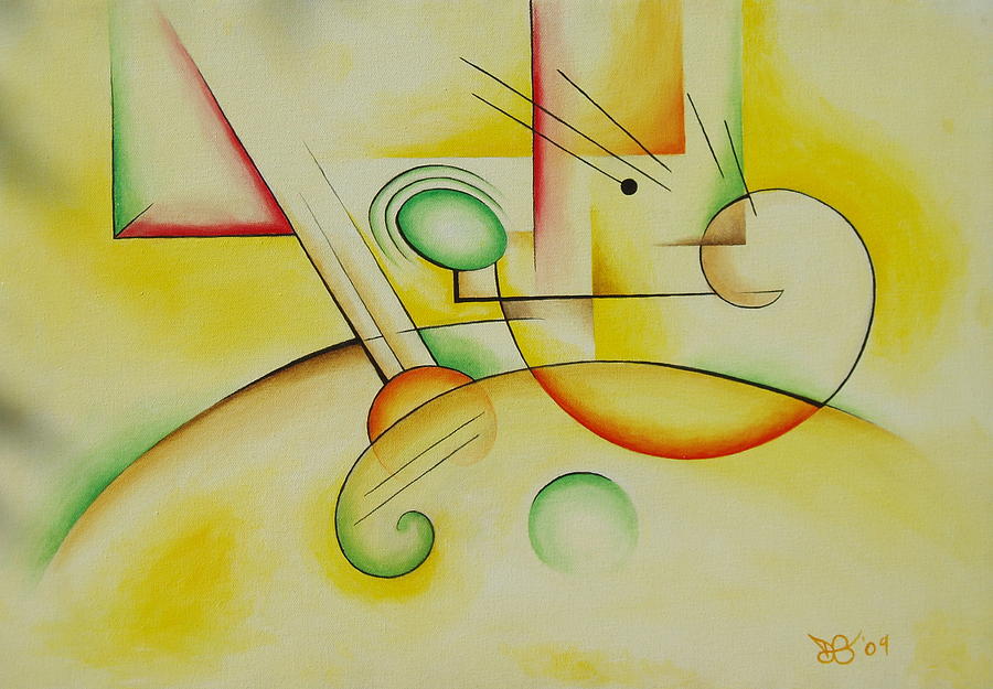 Atomic Collision Painting by David George - Pixels