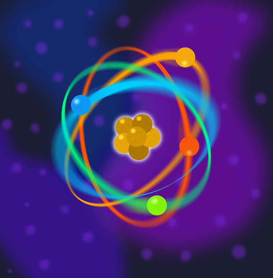 Atomic Structure Spots Digital Art by Thisis Notme | Pixels