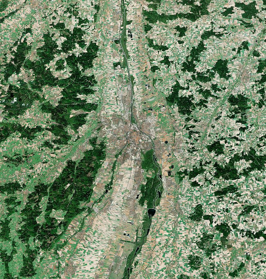Augsburg Photograph by Mda Information Systems/science Photo Library ...