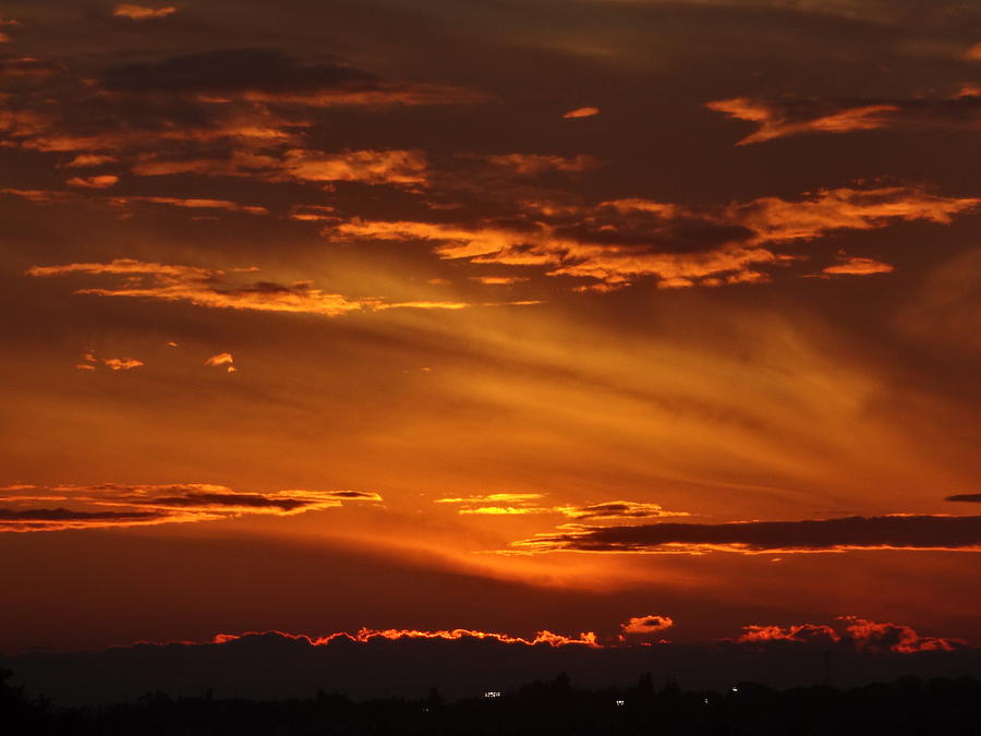 August Sunset Photograph by Barbara Harris - Fine Art America
