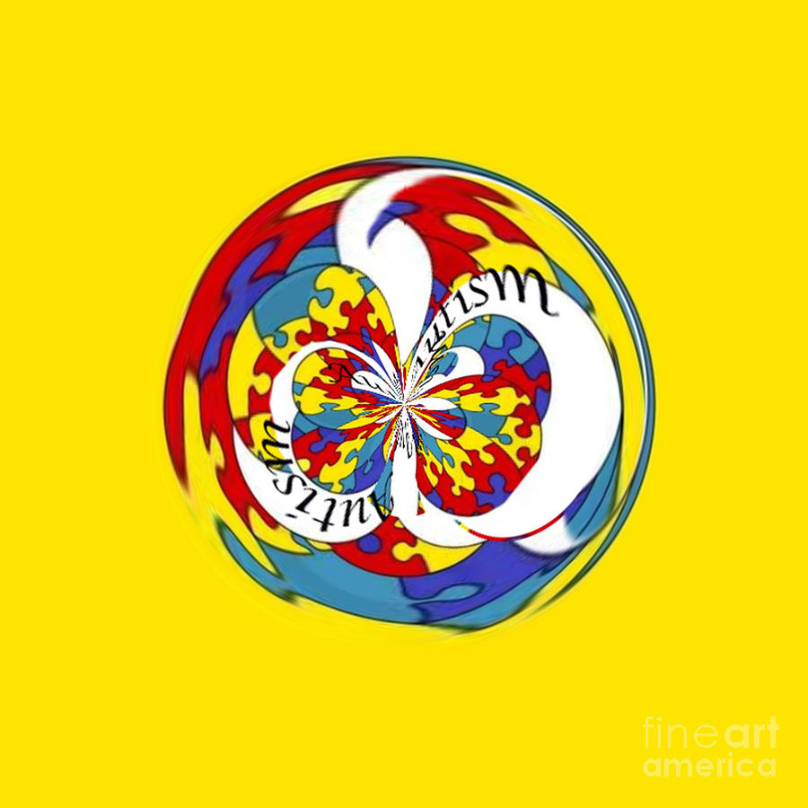 Autism Orb Photograph By Darleen Stry Fine Art America