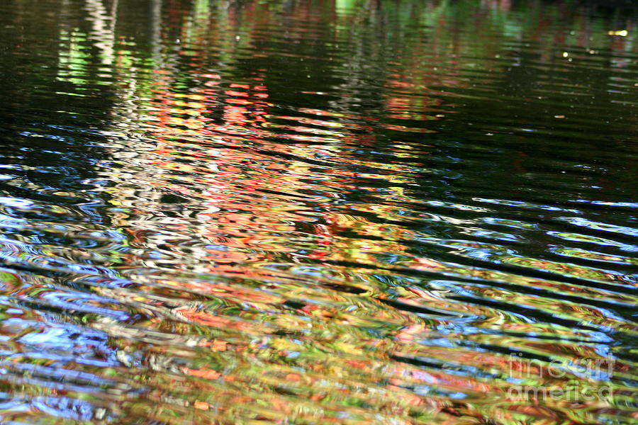 Autumn River Water Reflections Photograph by Neal Eslinger | Fine Art ...