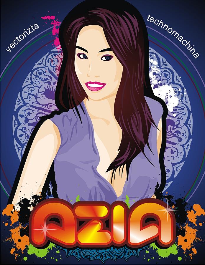 Azia Digital Art by Lino Reyes - Fine Art America