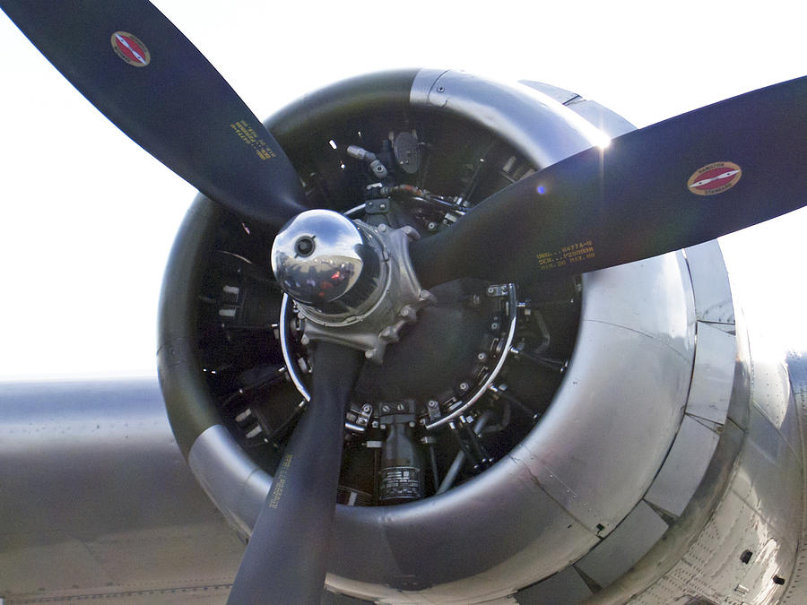 B-17 Engine Photograph by Eric Cross - Fine Art America