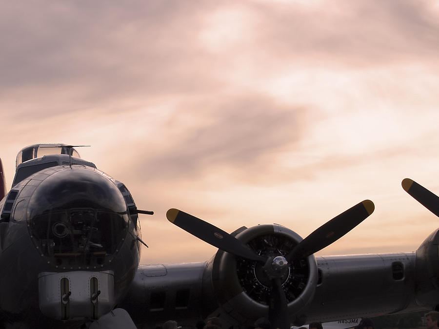B-17 Sunset Photograph by Eric Cross - Fine Art America