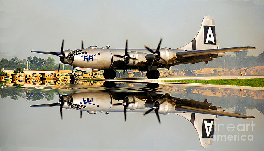 B-29 Double Image Photograph by Robert Kleppin - Fine Art America