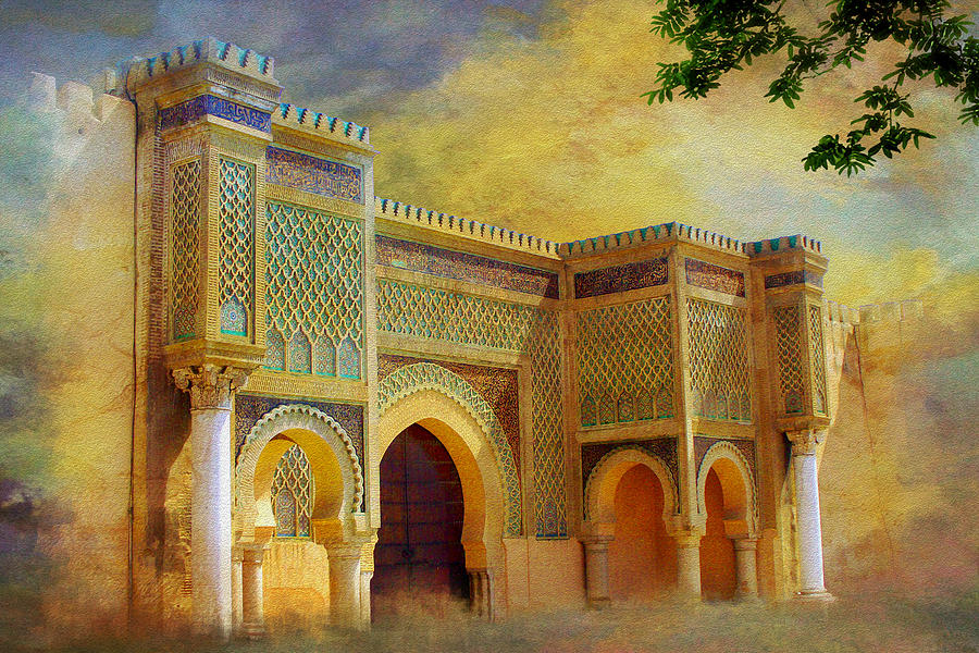Bab Mansur Painting by Catf - Pixels