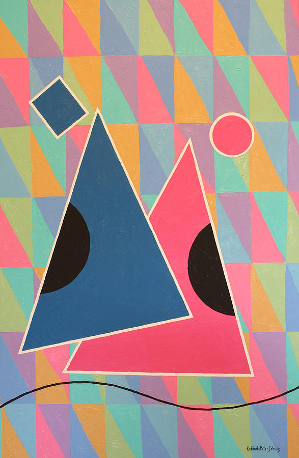 Back To Back Painting by Kehinde Peter Schulz - Fine Art America