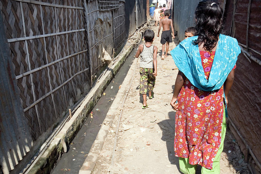 Bangladeshi Slum Photograph By Adam Hart Davisscience Photo Library Fine Art America