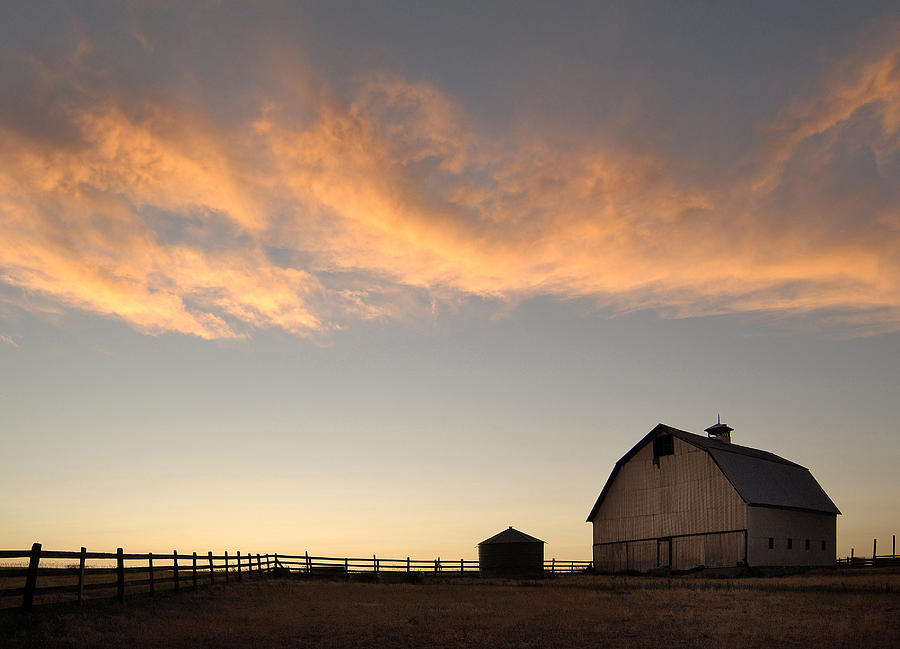 Barn And Sky, Anatone, Wa Photograph by Theodore Clutter | Pixels