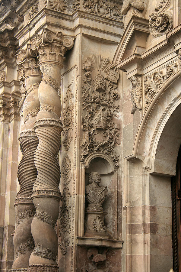 Baroque Pillars Photograph by Robert Hamm - Pixels