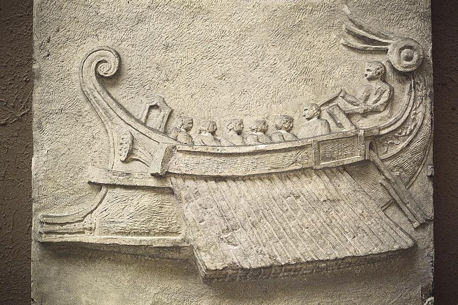Bas-relief Representing A Trireme Photograph by Everett - Fine Art America