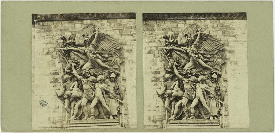 Basrelief De Larc De Triomphe, Paris, France Drawing by Artokoloro - Pixels