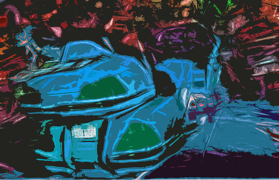 Bat Mobile Digital Art by John Saunders - Fine Art America