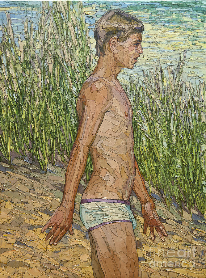 Bather Painting by Sergey Sovkov - Fine Art America