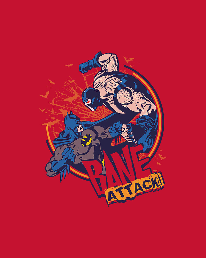 Batman - Bane Attack! Digital Art by Brand A