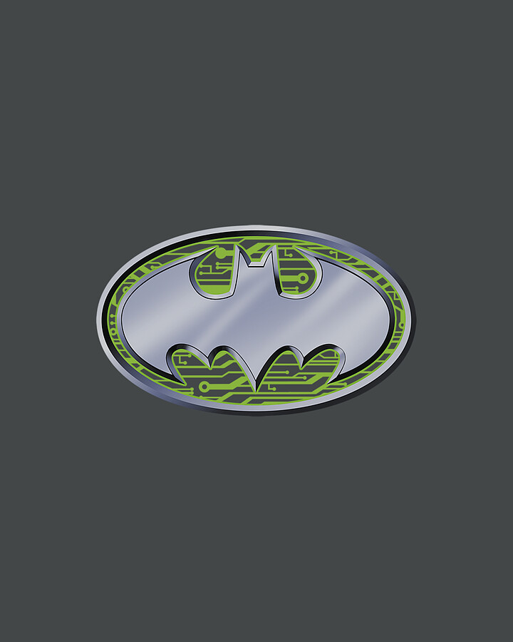 Batman - Circuits Logo Digital Art by Brand A - Pixels