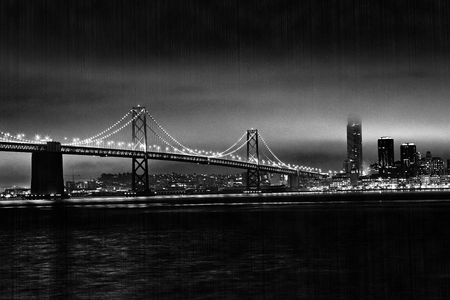 Bay Bridge Blackout Photograph by Digital Kulprits - Pixels