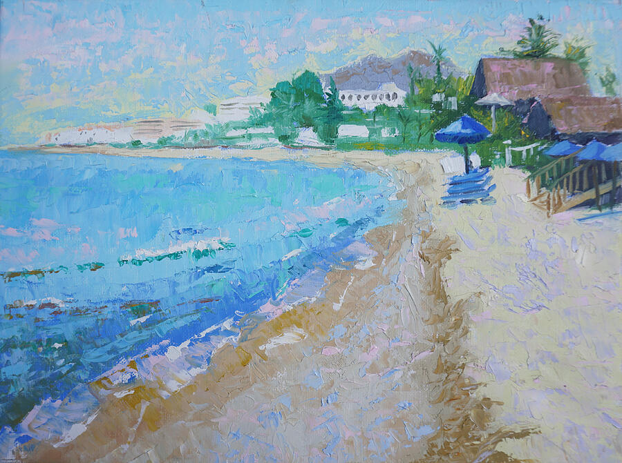 Beach Day Painting by Pixie Glore - Fine Art America