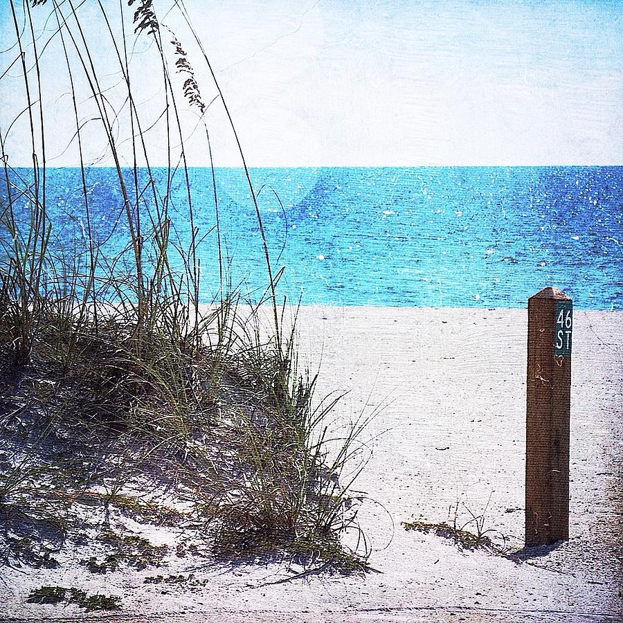 Beach Marker Photograph by Beth Williams - Pixels