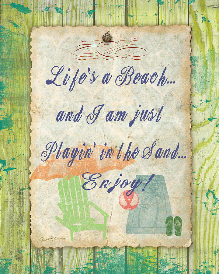 Beach Notes-E Digital Art by Jean Plout - Fine Art America