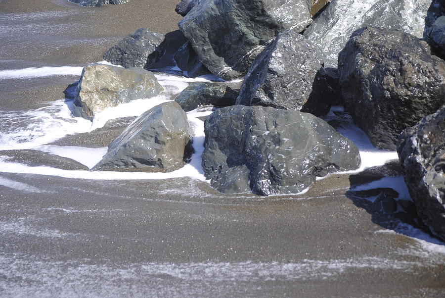 Beach rocks Photograph by Iris Rivera - Fine Art America