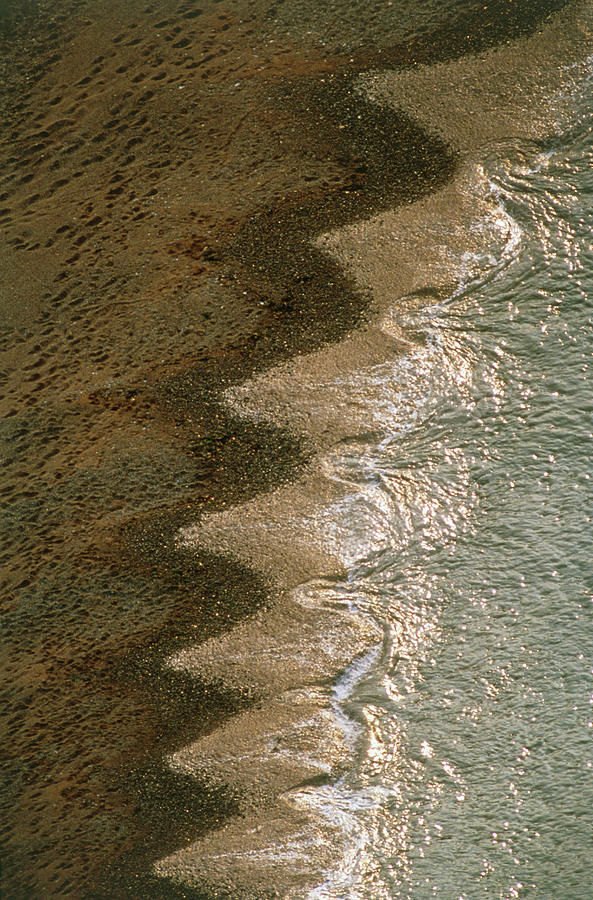 Beach Wave Patterns Photograph by Martin Dohrn/science Photo Library ...