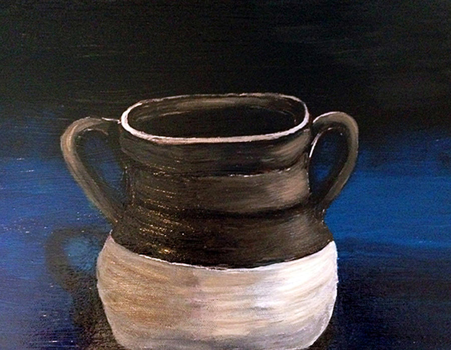 Bean Pot Painting by Deb Wolf - Fine Art America