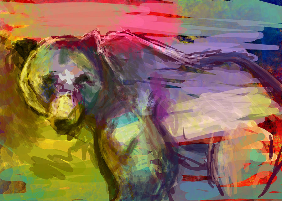 Bear Form Digital Art by James Thomas - Pixels