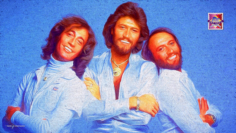 Bee Gees Digital Art by David Dominguez - Fine Art America