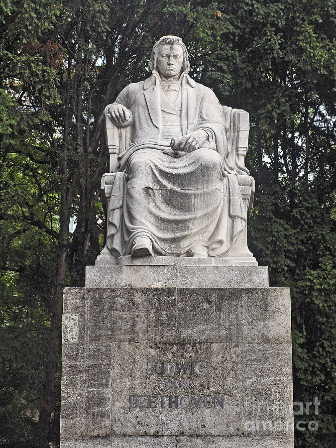 Beethoven statue Photograph by Howard Stapleton - Pixels