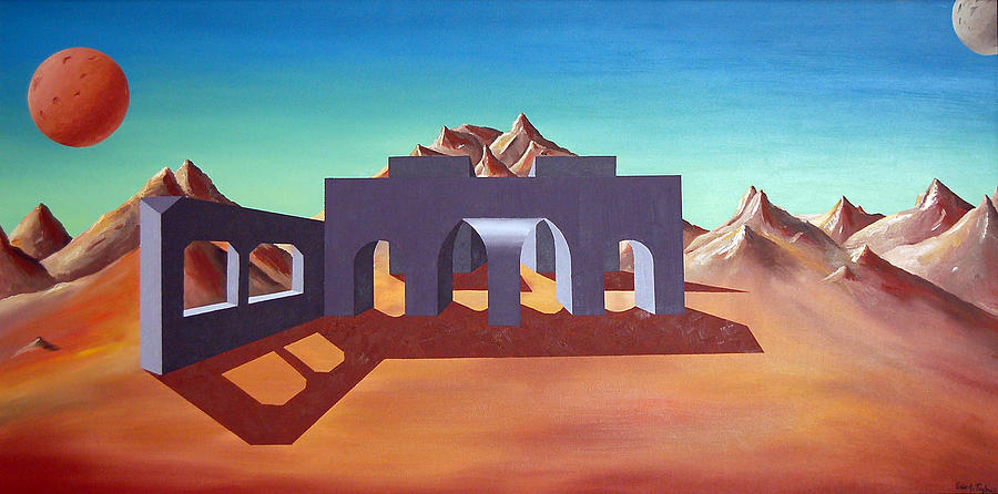 Before Two Moons Painting by Eric Trybus - Fine Art America