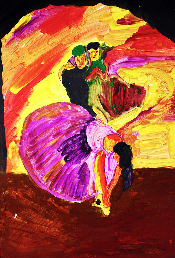 Bending Dancer Painting by John B - Fine Art America