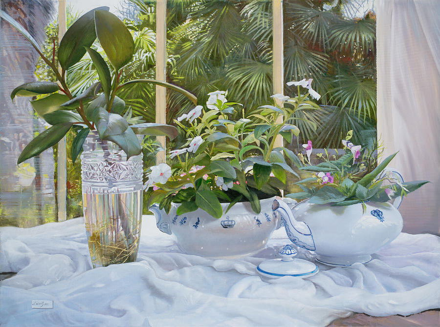 Bicchiere Verticale Painting by Danka Weitzen - Fine Art America