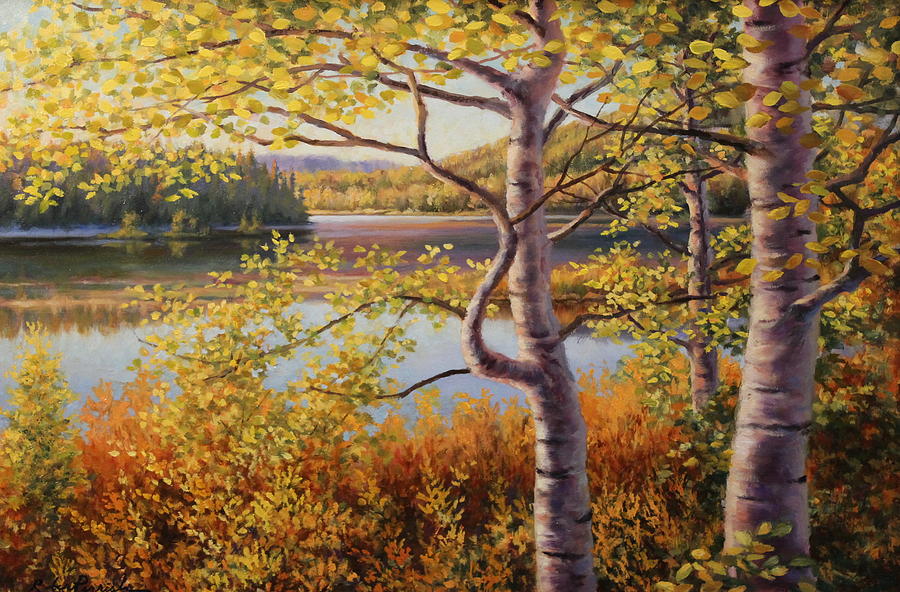 Big Fall Painting by Robert Perrish - Fine Art America