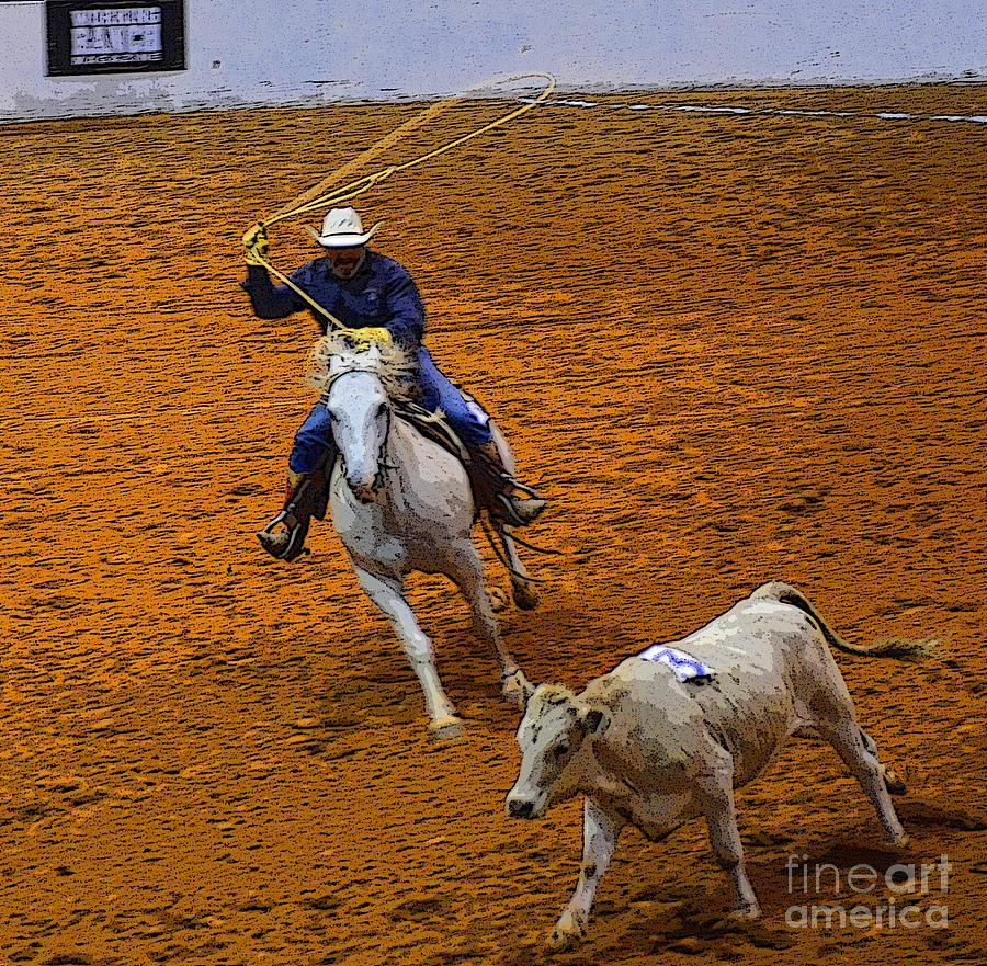 Big Loop Roper Photograph by David Carter - Pixels