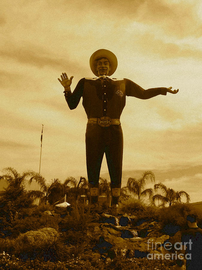 Big Tex Photograph by Angela Wright - Pixels