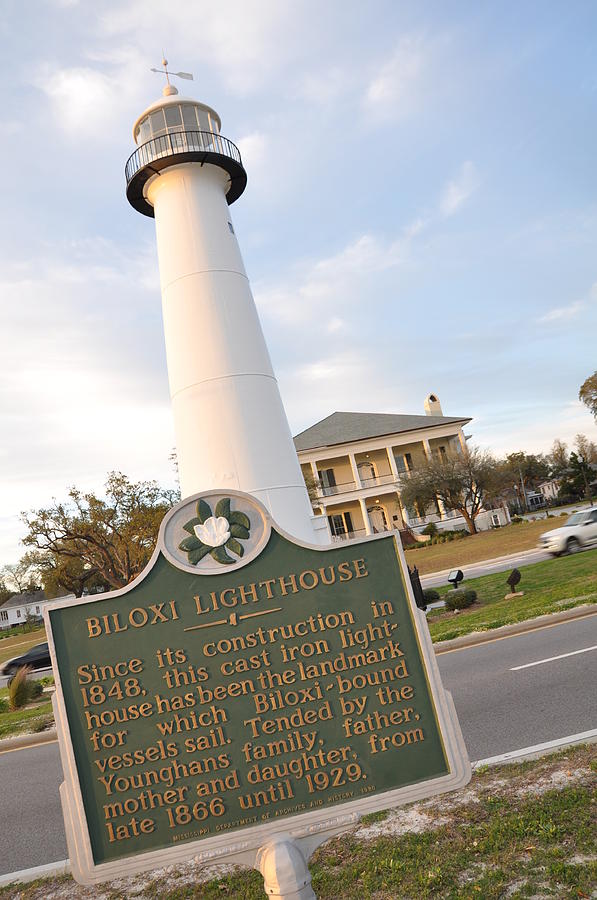 Biloxi Lighthouse Photograph by David Dittmann - Fine Art America