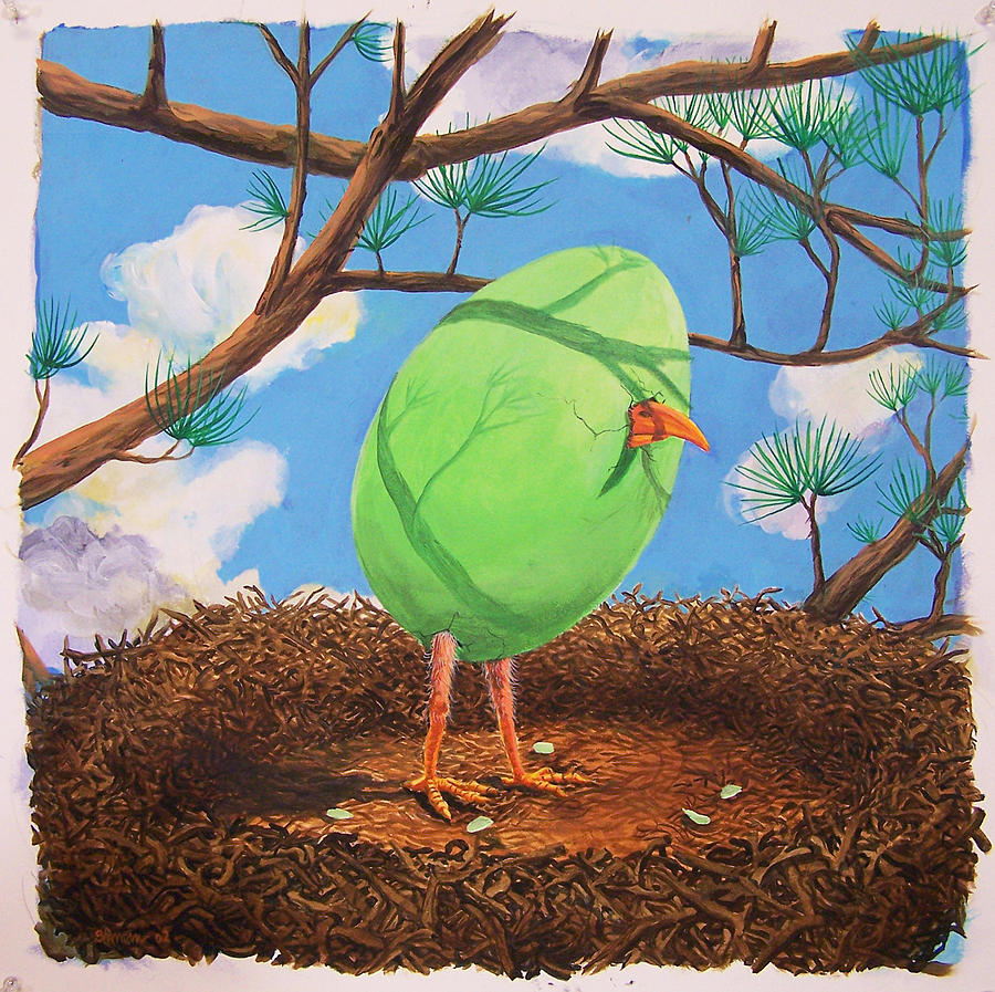 Birthday Painting by Tim Sharman - Fine Art America