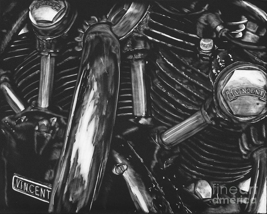 Black Shadow 2 Drawing by Matthew Jarrett | Pixels