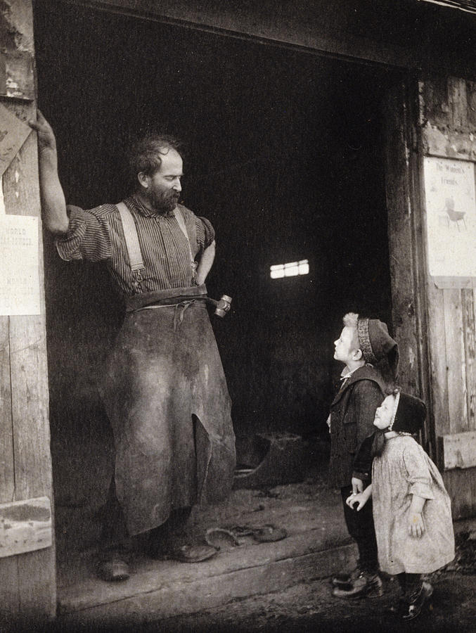 Blacksmith, C1900 Photograph by Granger - Pixels