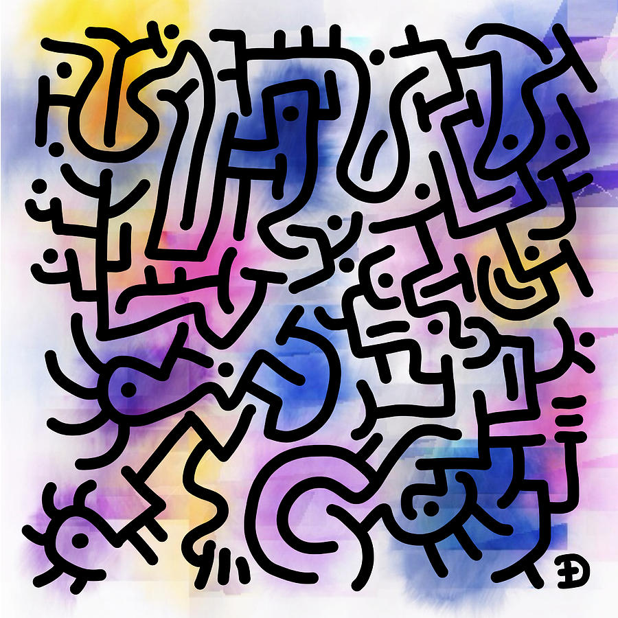 Bleached Square Digital Art by Daniel Taylor - Fine Art America